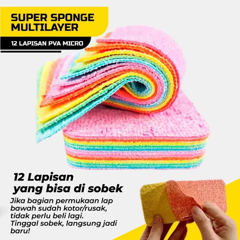 Jual Super Sponge Ikame ORIGINAL 100% Sponge / Magic sponge ...