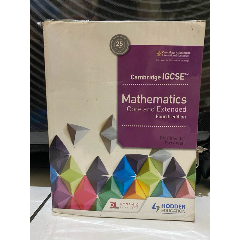 Jual Cambridge Igcse Mathematics Core And Extended Textbook Secondhand Shopee Indonesia