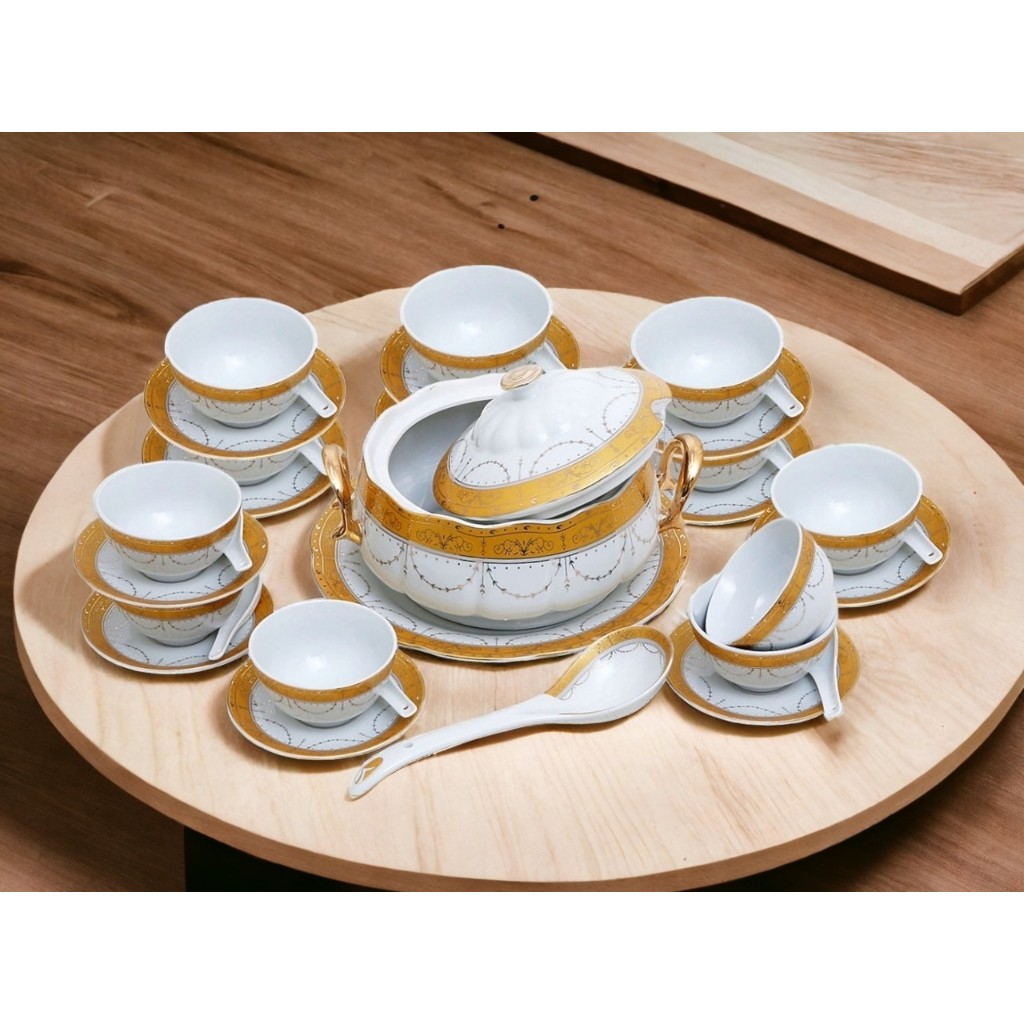 Jual Set Mangkuk Sup VICENZA B692 PADI, Bowl set food display cantik ...