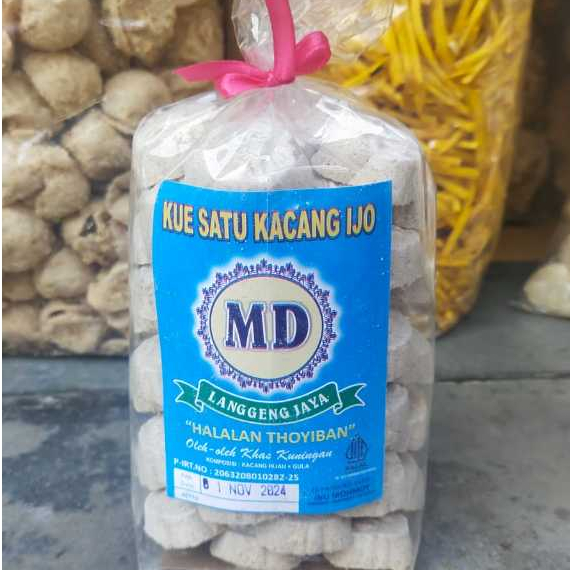 Jual Kue Satu Kacang Hijau Original Sagu Snack Cemilan Jajanan Lebaran ...