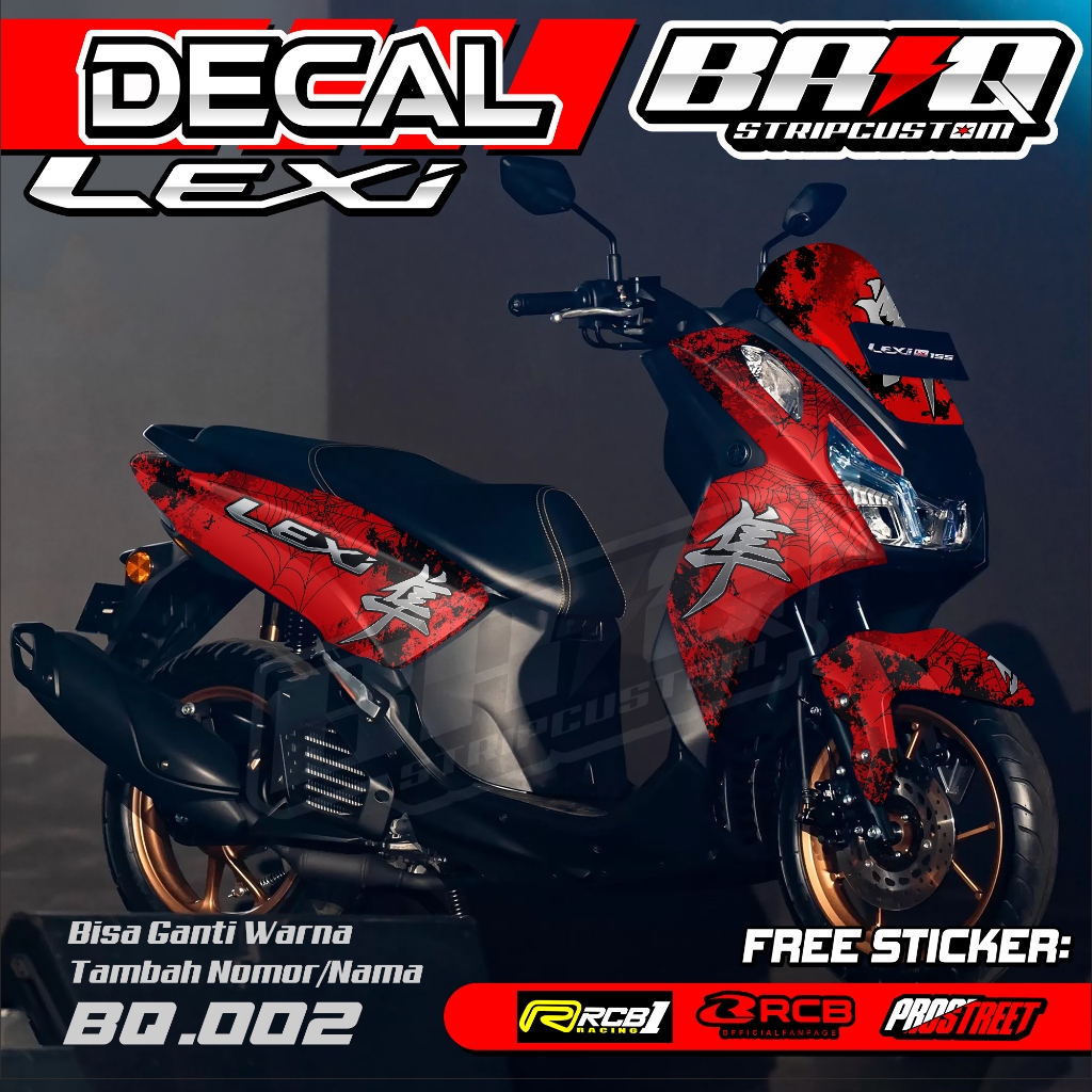 Jual DECAL STICKER FULL BODY YAMAHA LEXI LX 155 2024 - DECAL YAMAHA ...