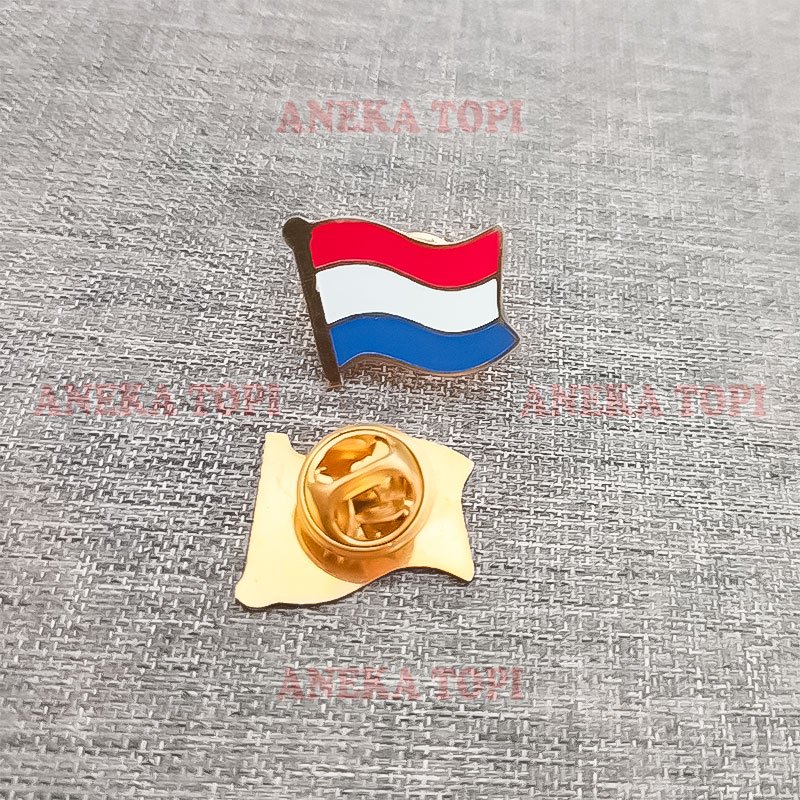 Jual Pin Flag Negara Belanda Pin Bendera Belanda Flag Pin Belanda Flag ...