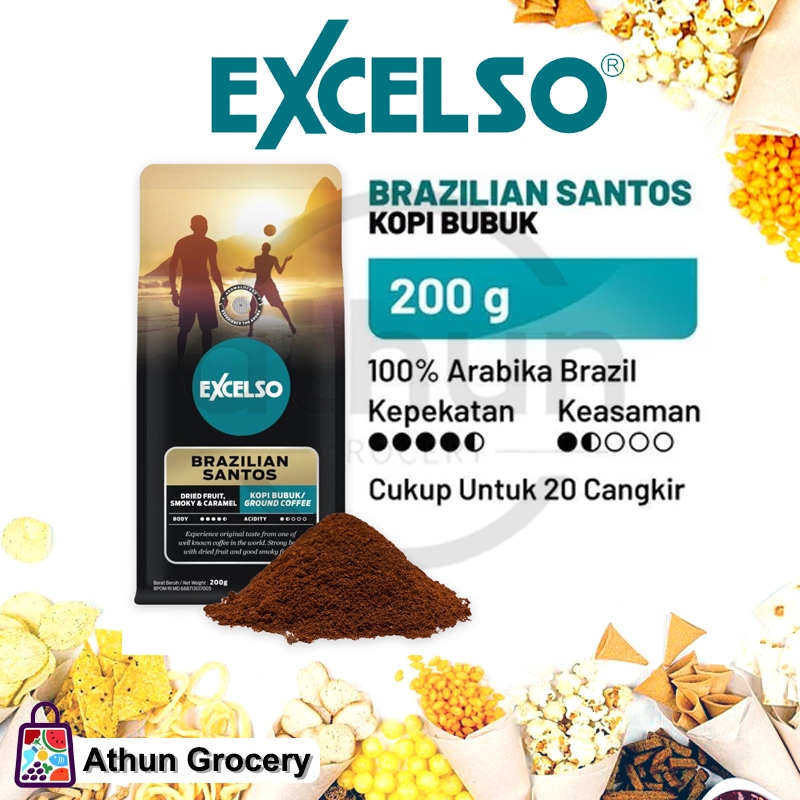 Jual Excelso Kopi Bubuk / Ground Coffee Kemasan 200g | Shopee Indonesia