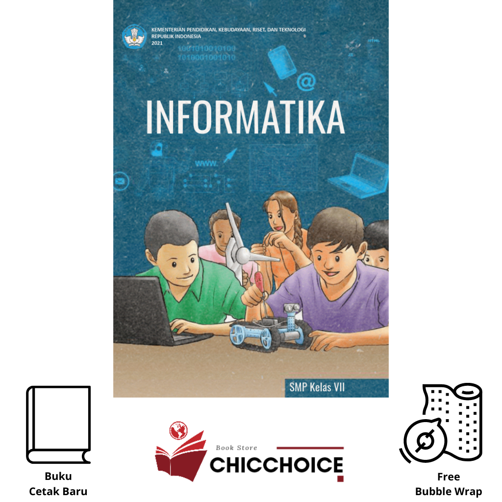 Jual Buku Informatika Kelas 7 SMP Kurikulum Merdeka - Buku Paket Informatika Kelas 7 | Shopee ...
