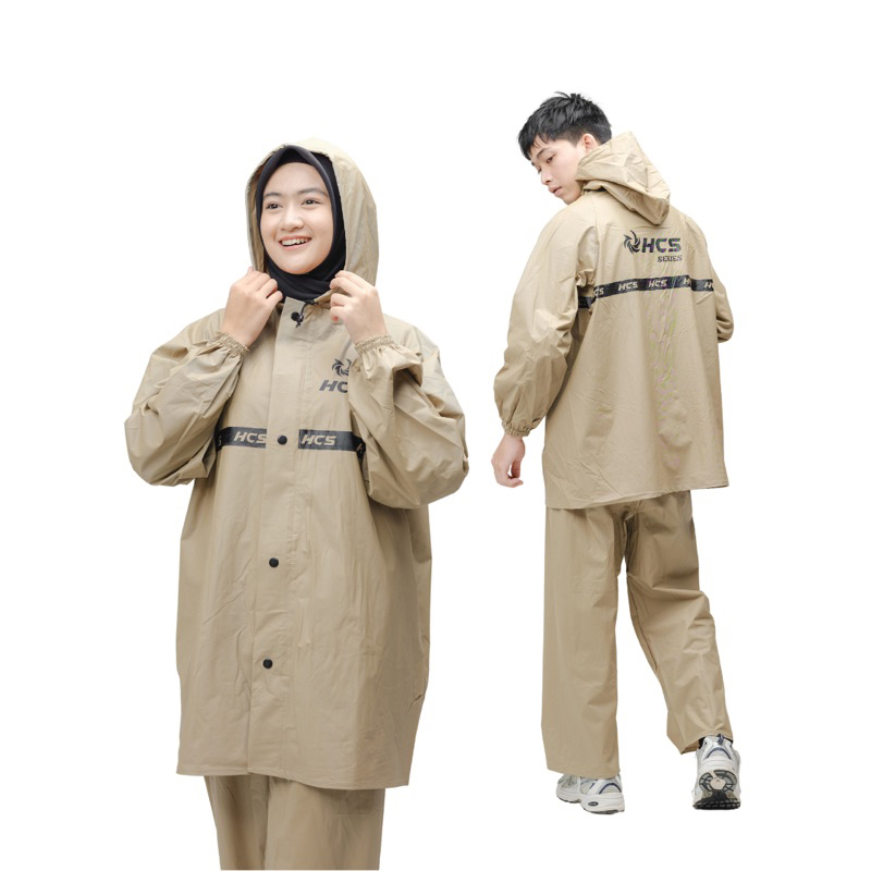 Jual JAS HUJAN SETELAN PRIA WANITA BY HCS BAHAN PVC 0.25 TEBAL LENTUR ANTI REMBES BERKUALITAS ...