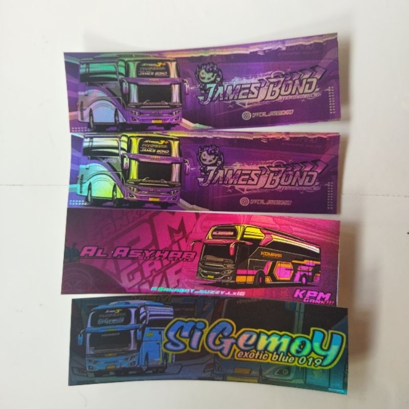 Jual stiker basuri James bon sigemoy dan Al asyab asli po isi1biji ...