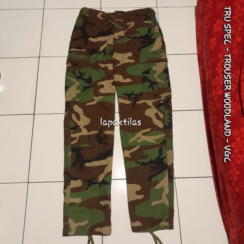 Jual BDU Trouser Woodland Us Army Pattern Celana Cargo Tactical ...