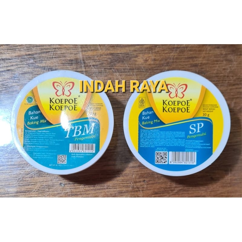 Jual KOEPOE KOEPOE BAKING MIX/ bahan kue TBM 35g & SP 30g | Shopee Indonesia