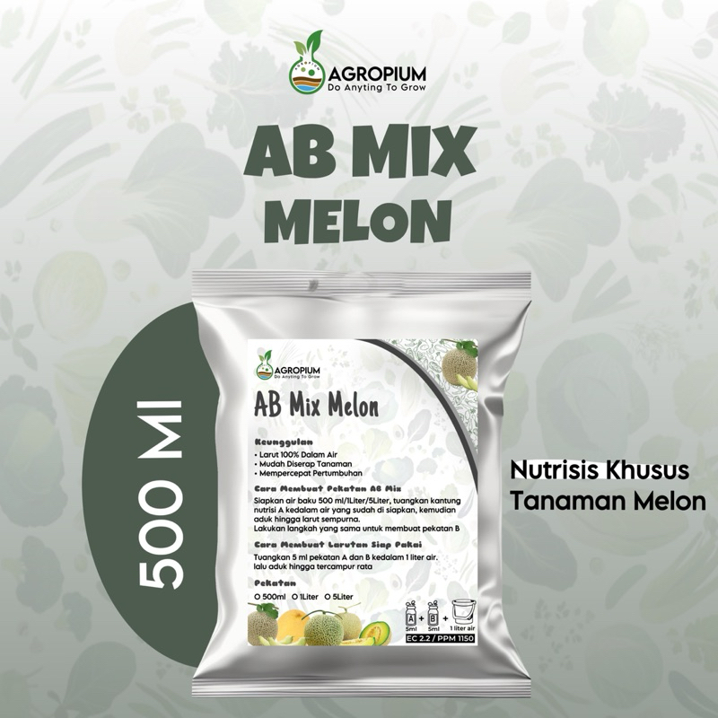 Jual AB Mix Melon 500 ml satu formula sampai panen (100 liter) | Shopee ...