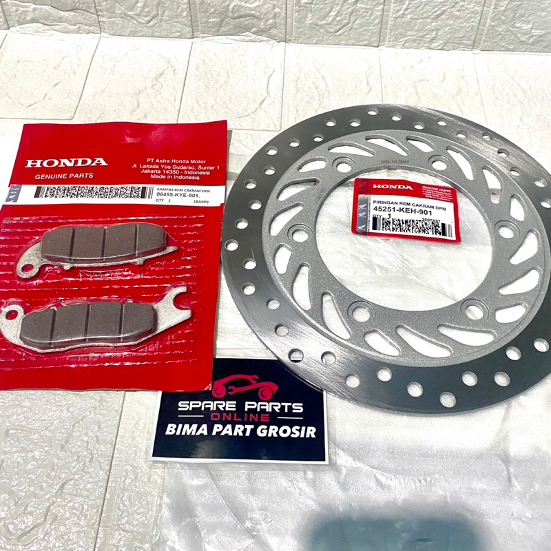 Jual PIRINGAN CAKRAM DEPAN + DISPAD HONDA MEGAPRO NEW / VERZA / MEGA ...