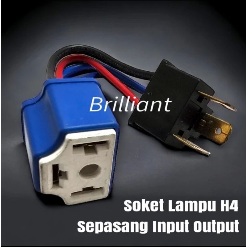 Jual Soket Sambungan - Sealbeam H4 - Input Output H4 | Shopee Indonesia