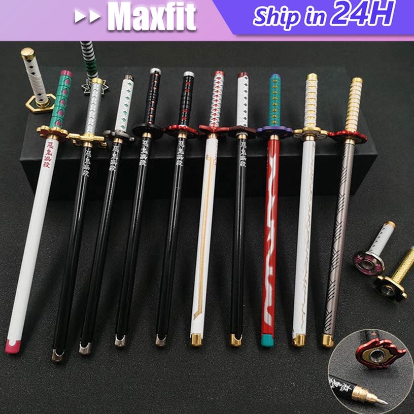 Jual KODE E95J Pena Pulpen Pedang Sword Pen Anime Demon Slayer Kimetsu ...