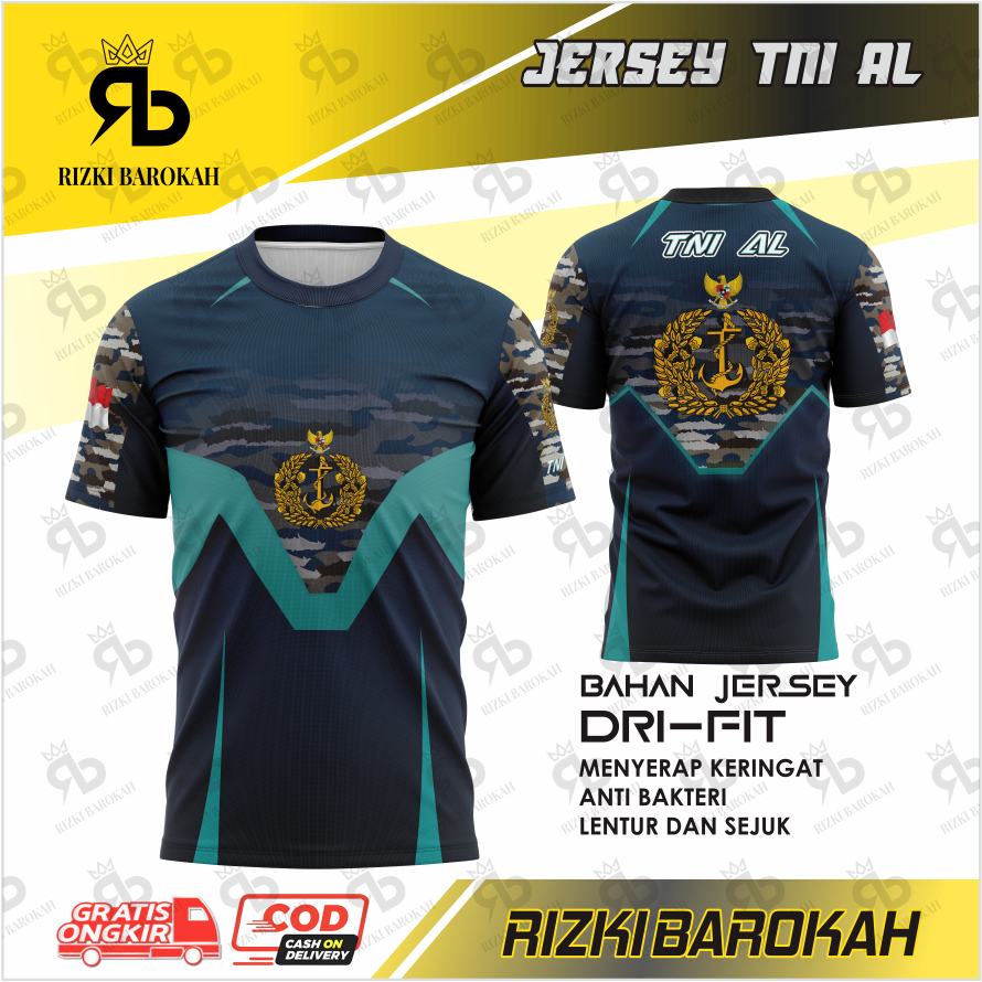Jual JERSEY TNI AL / KAOS DRI-FIT TNI TANGAN PENDEK / JERSEY TENTARA AL / KAOS TNI AL | Shopee ...