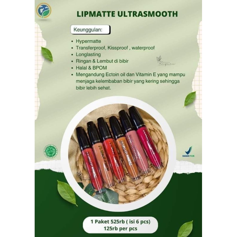 Jual NEW Lipmatte Naturaworld Original 100% / Naturaworld Ultrastmooth ...