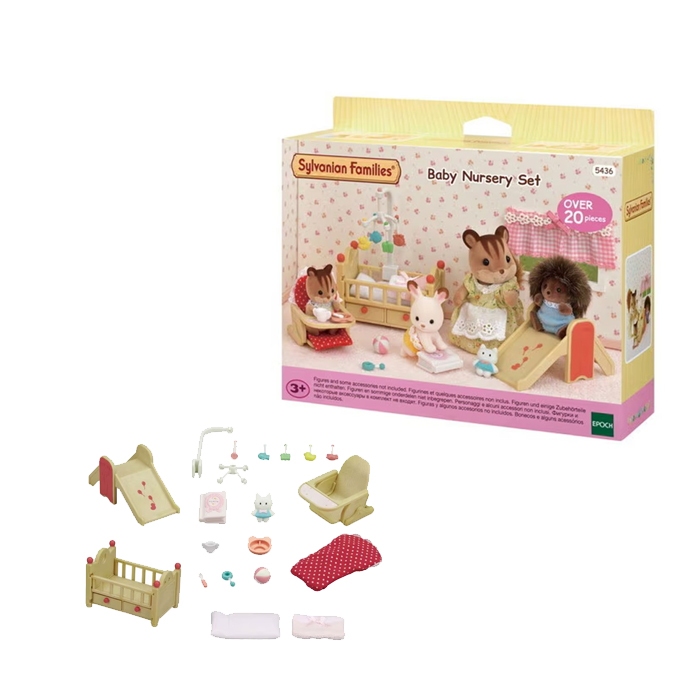 Jual Sylvanian Families Baby Nursery Set with Over 20 Pcs | Shopee Indonesia