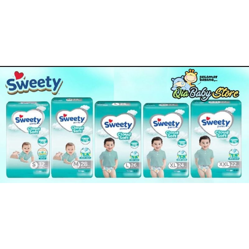 Jual Sweety Silver Cloud Pants S32 M28 L26 XL24 XXL22 Sweety Silver ...