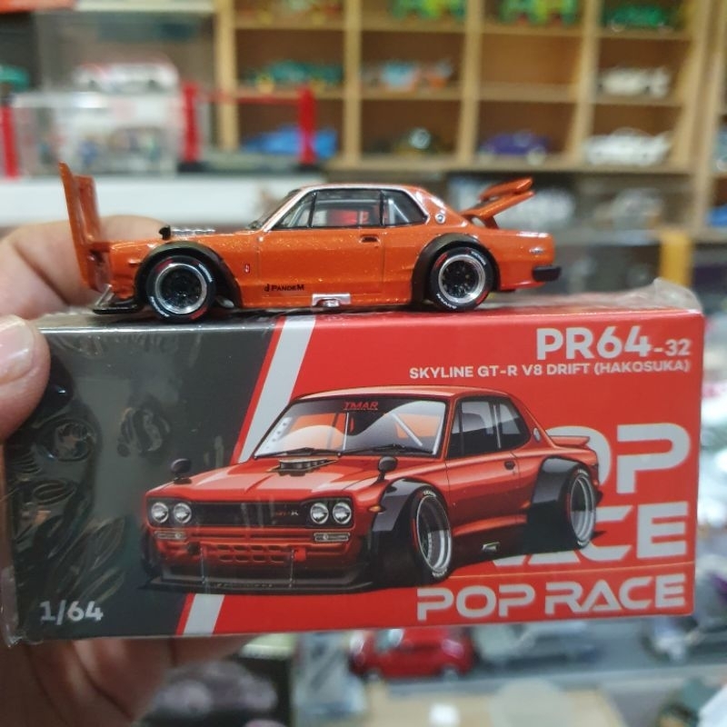 Jual pop race skyline gtr V8 drift Hakosuka PR64 32 mini Gt inno 64 r33 | Shopee Indonesia