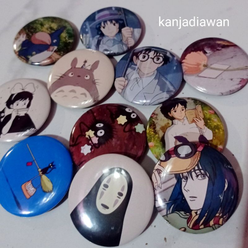 Jual Pin Ghibli Kiky Totoro Custom Anime Hayao Miyazaki | Shopee Indonesia