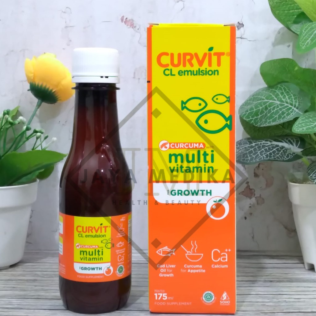 Jual Curvit CL Emulsion Curcuma Multivitamin 175 ml | Shopee Indonesia