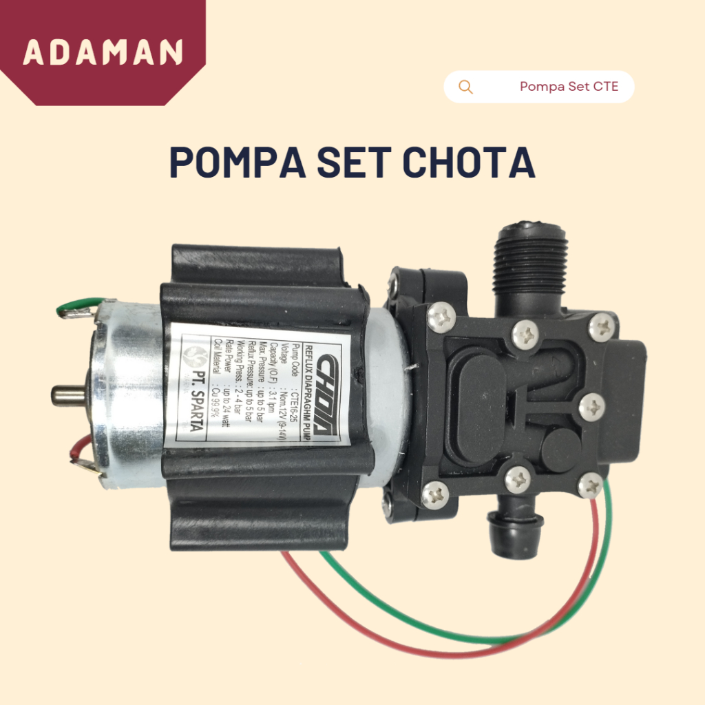 Jual dinamo set/Pompa set Sprayer elektrik Chota 16 liter | Shopee ...
