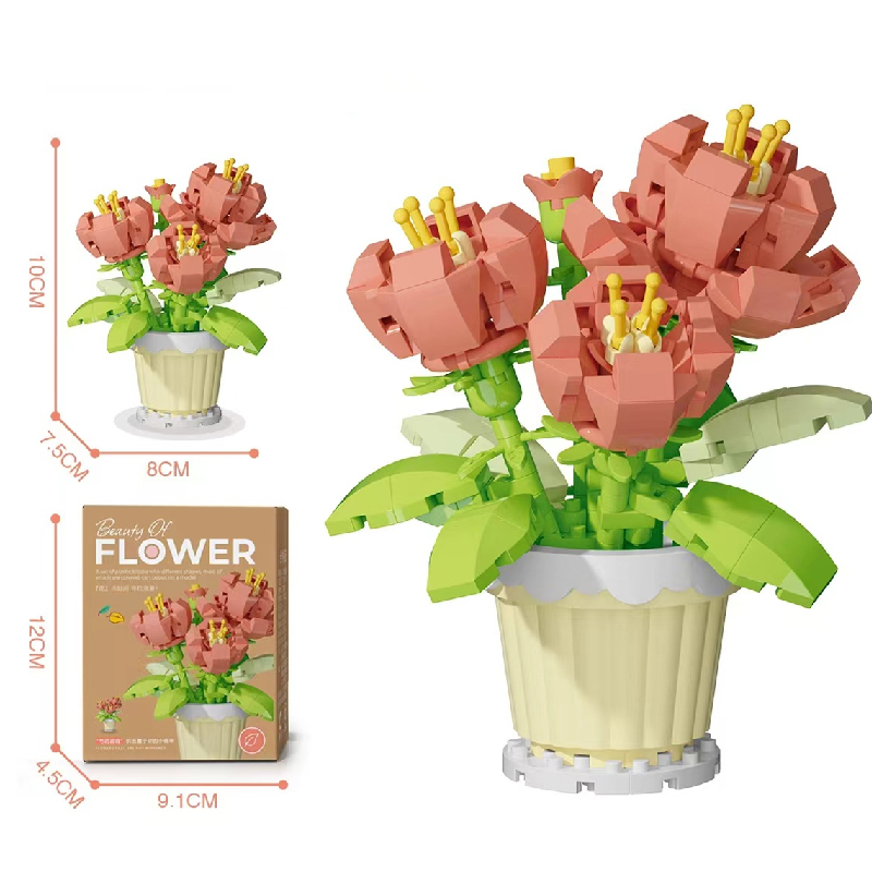 Jual Pot Bunga Nano Block Balok Bunga Buku Rakitan Bangunan Bricks ...