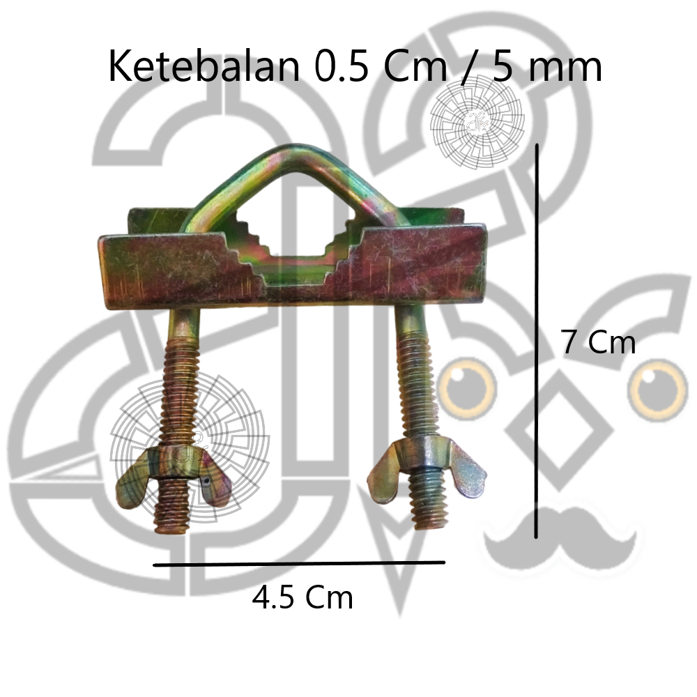 Jual Klem U / Klem Pipa / klem Tiang Antena | Shopee Indonesia