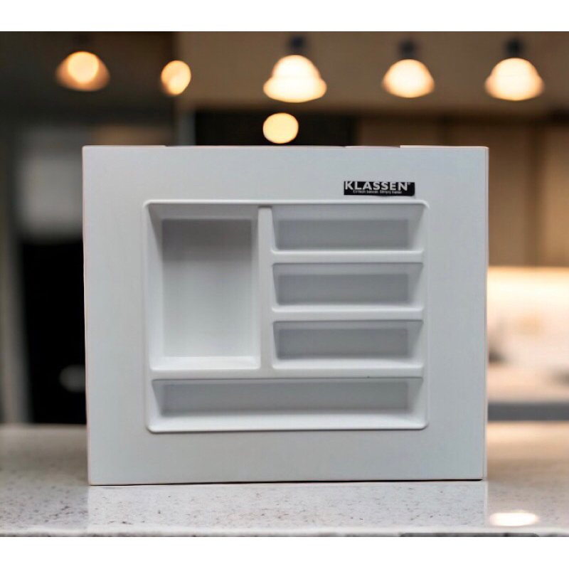 Jual Rak sendok kitchen set garpu laci putih besar tempat sendok ...