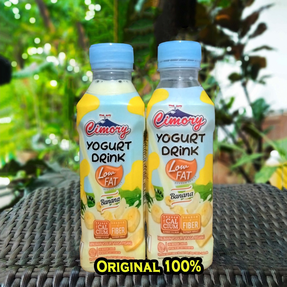 Jual Cimory Yogurt Drink Lowfat Banana 240 ml Cimory Drink Yogurt Low Fat Banana 140 Militer ...