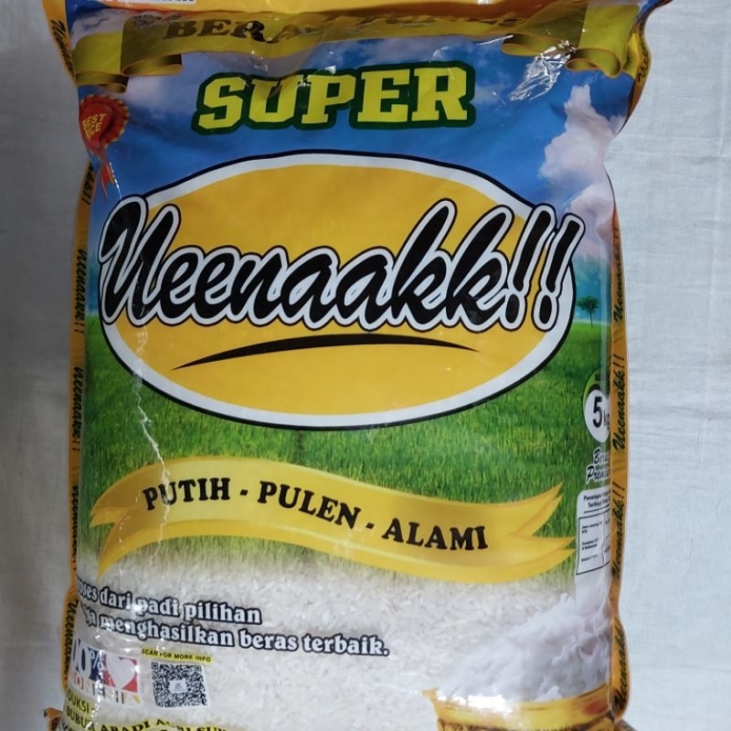 Jual BERAS CAP UEENAAKK / JANECOO KEMASAN 5 kg | Shopee Indonesia