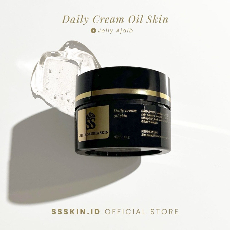 Jual SSSKIN DAILY CREAM OILY SKIN (JELLY AJAIB) | Shopee Indonesia