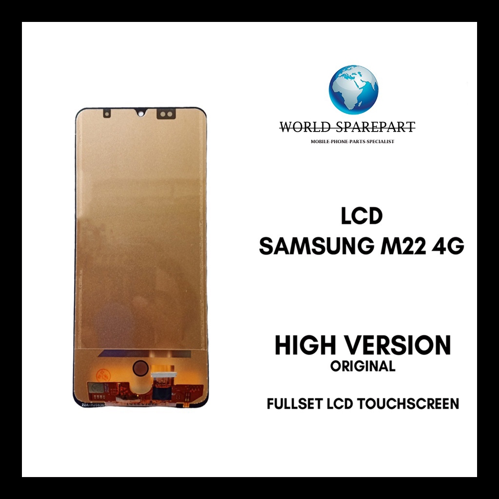 Jual LCD Samsung M22 4G Original 100% Fullset Touchscreen Garansi 1 ...
