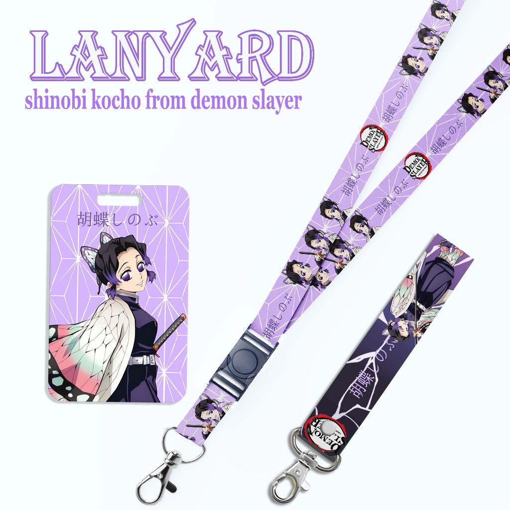 Jual STRAP LANYARD CARD HOLDER Demon Slayer Shinobu Kocho Gantungan ...