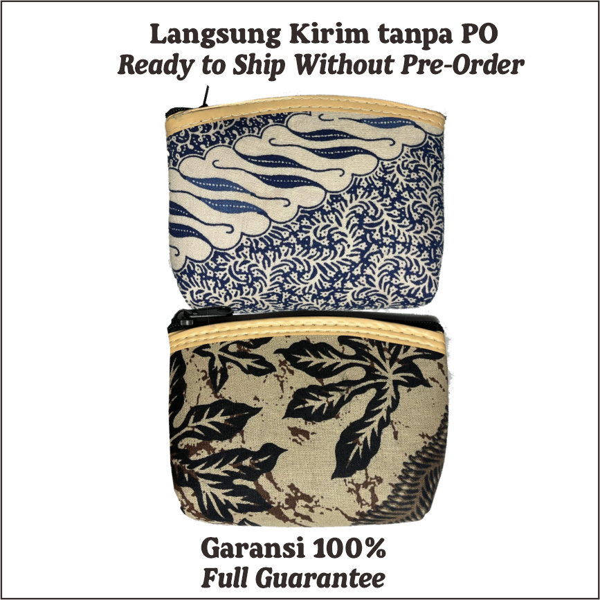 Jual ISI 20 Dompet Koin Batik Khas Jogja Ukuran 10 x 5 cm souvenir dompet batik | Shopee Indonesia