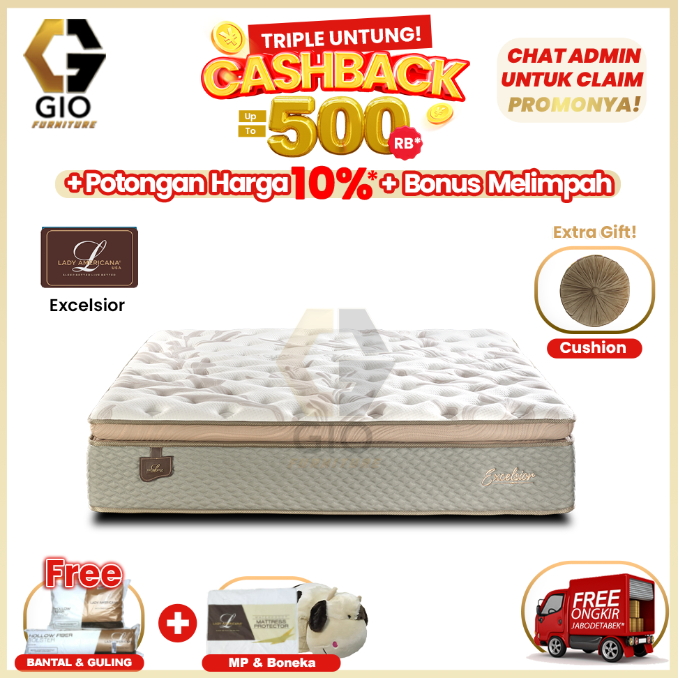 Jual Kasur Lady Americana Excelsior - Lady Americana Spring Bed ...