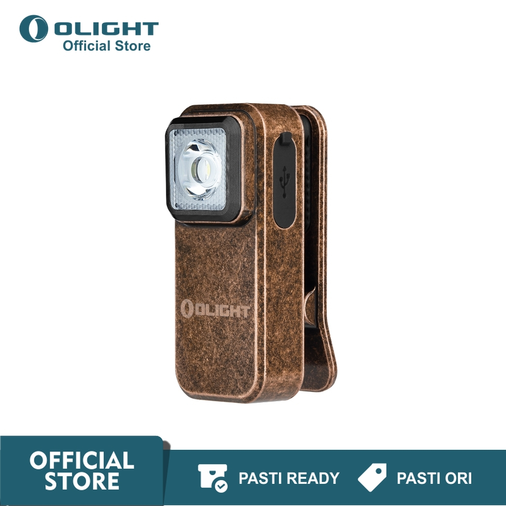Jual OLIGHT Oclip Cu Rechargeable Flashlight Senter Mini LED 300 Lumens ...