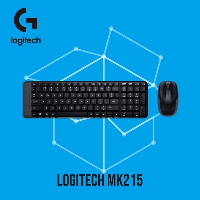 Jual Logitech MK215 Wireless Combo Keyboard Mouse | Shopee Indonesia