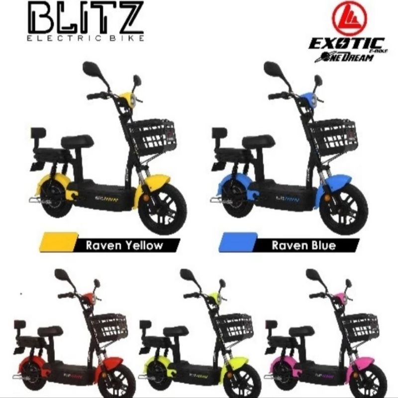 Jual SEPEDA LISTRIK EXOTIC BLITZ ELECTRIC BIKE | Shopee Indonesia