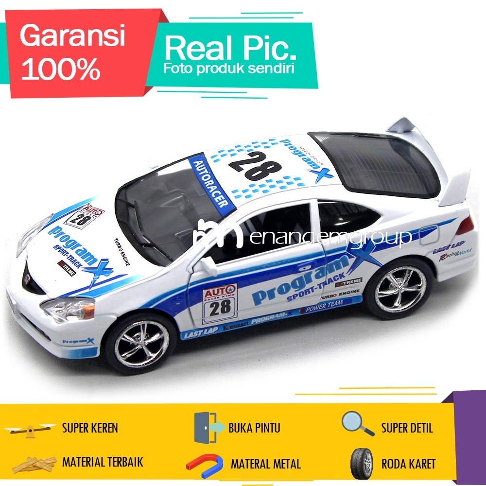 Jual Diecast Miniatur Mainan Mobil Balap Honda Integra Type R Street ...
