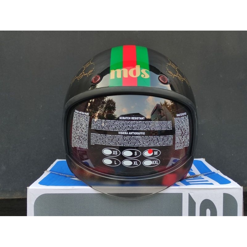 Jual HELM MDS MAGNUM RETRO SOLID ORIGINAL 100% ALL COLOUR | Shopee ...