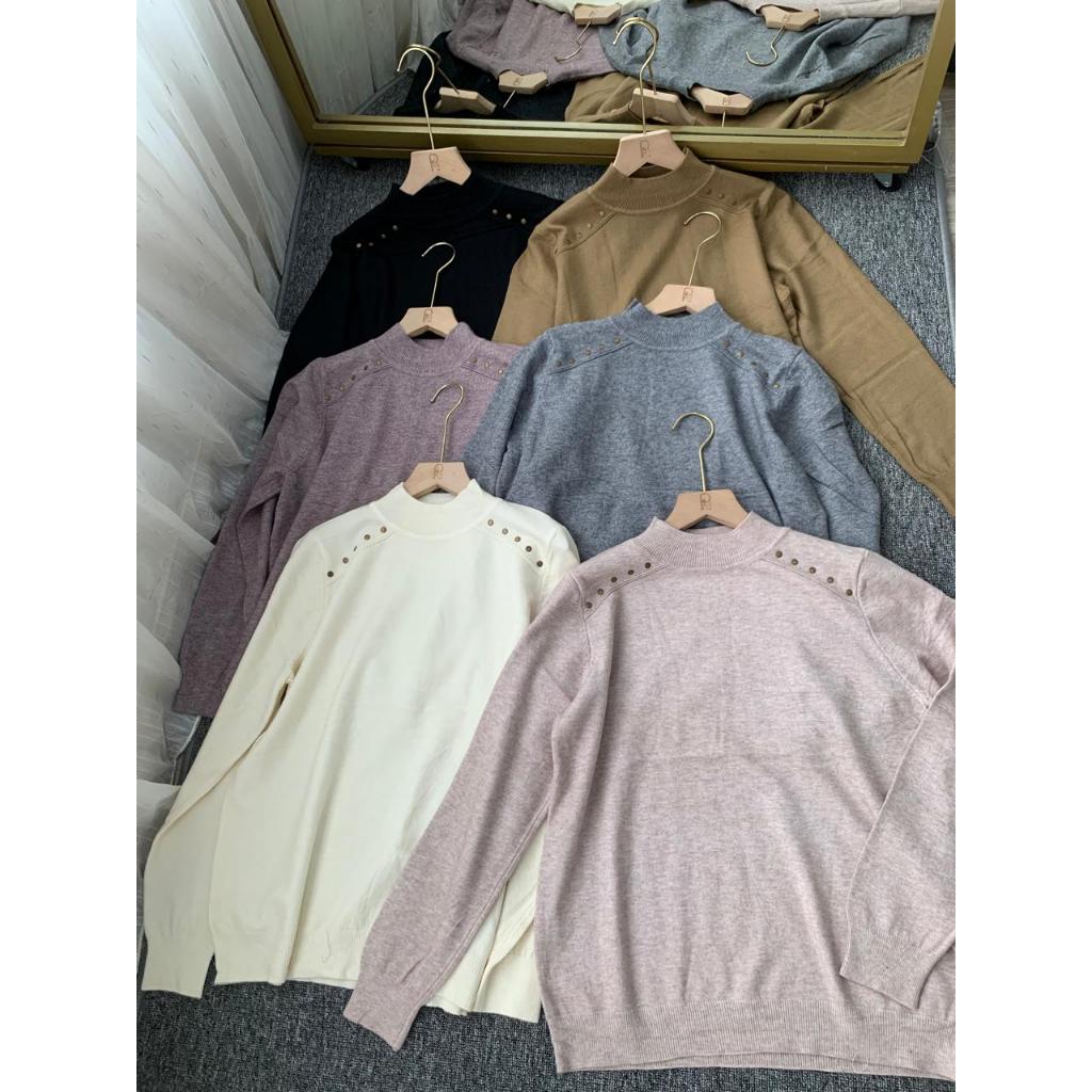 Jual Knit Shirt + Knit Top + Baju Knit + Atasan Knit Wanita + Baju ...