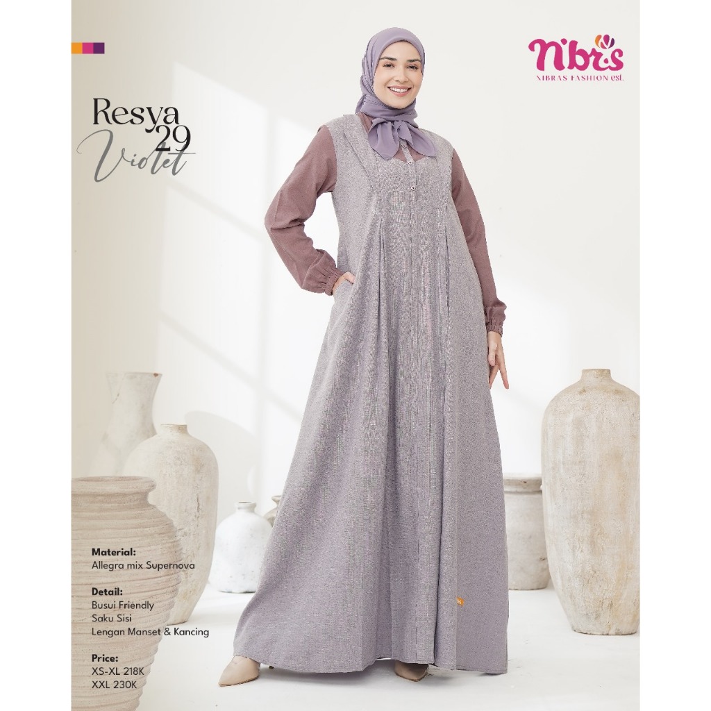 Jual RESYA 29 GAMIS NIBRAS TERBARU | Shopee Indonesia