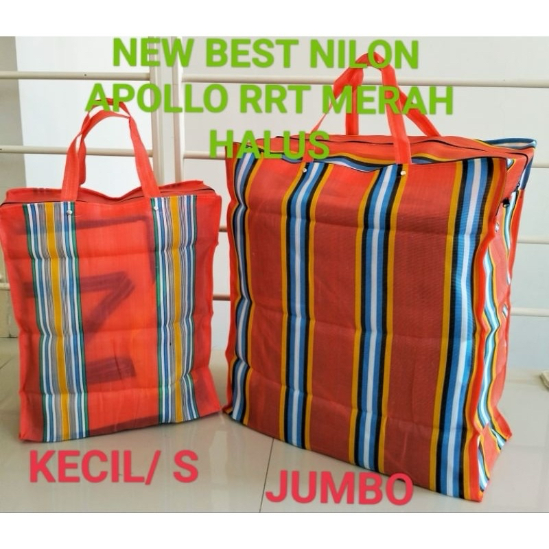 Jual TAS Belanja TAS Laundry TAS Nilon Apollo Tote Bag Tebal Jumbo ...
