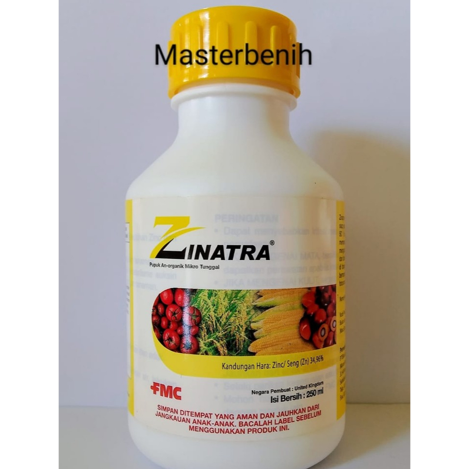 Jual (COD) ZINATRA 250 ML FMC Pupuk Anorganik Mikro Tunggal | Shopee ...