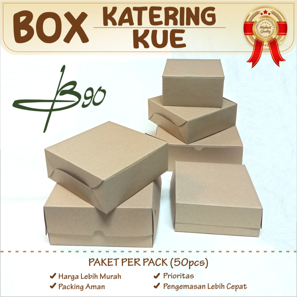 Jual Box Nasi Kotak / kotak nasi kertas / rice box uk (18x18x7,5cm ...