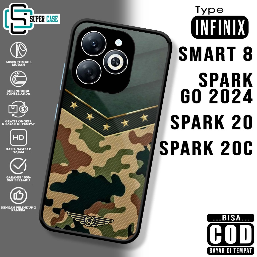 Jual Case INFINIX SMART 8 SPARK GO 2024 SPARK 20 SPARK 20C SuperCase ...