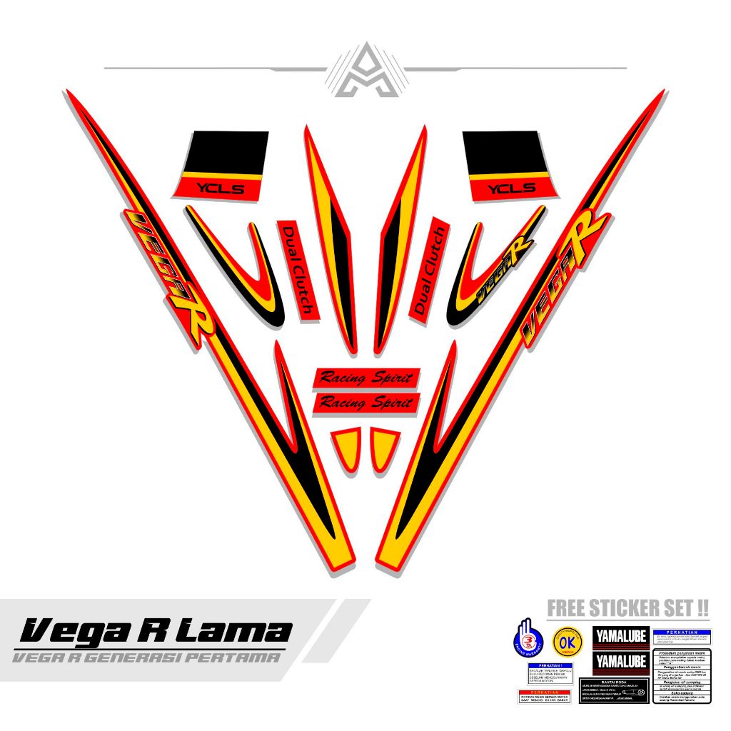 Jual STRIPING VEGA R LAMA / MTF 11 / STIKER VEGA R KOTAK / STICKER VEGA ...