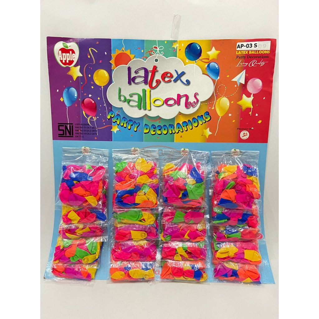 Jual BALON KECIL / BALON JARI RENTENG / BALON AIR / BALON PERANG ...