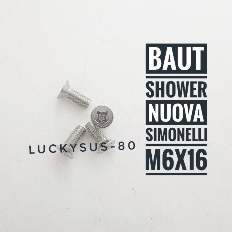 Jual simonelli baut shower screen stainless | Shopee Indonesia