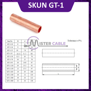 Jual Skun GT-1 150 185 mm CU Scun Sambungan Sok Kabel Tembaga Cable ...