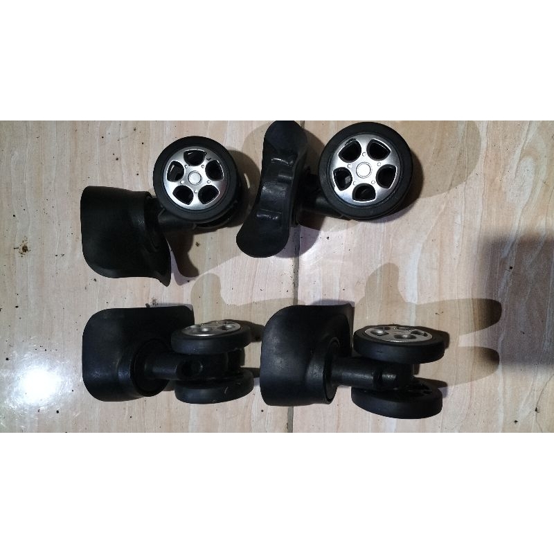 Jual Roda koper kanan kiri 2 Wheel ( 1set 4pcs) cocok untuk ukuran 18 ...